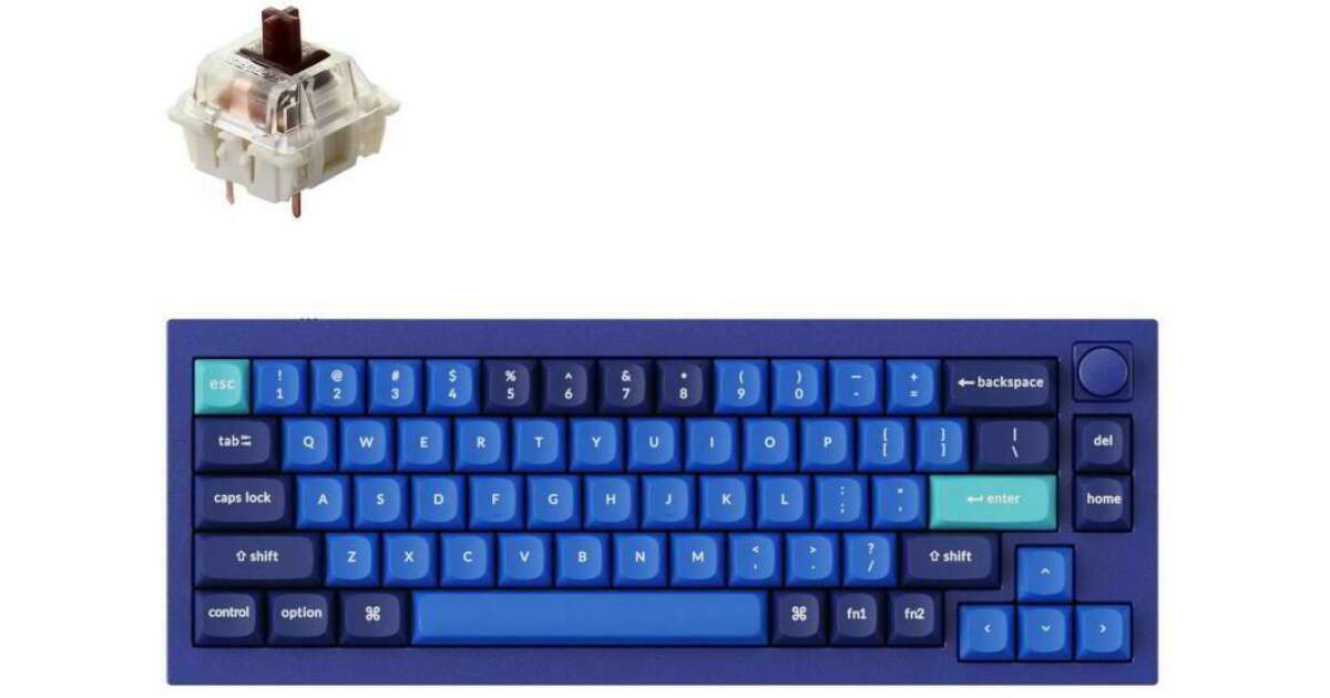 Keychron Q2 Swappable RG Gateron G Pro (Brown Switch) Vezetékes Gaming ...