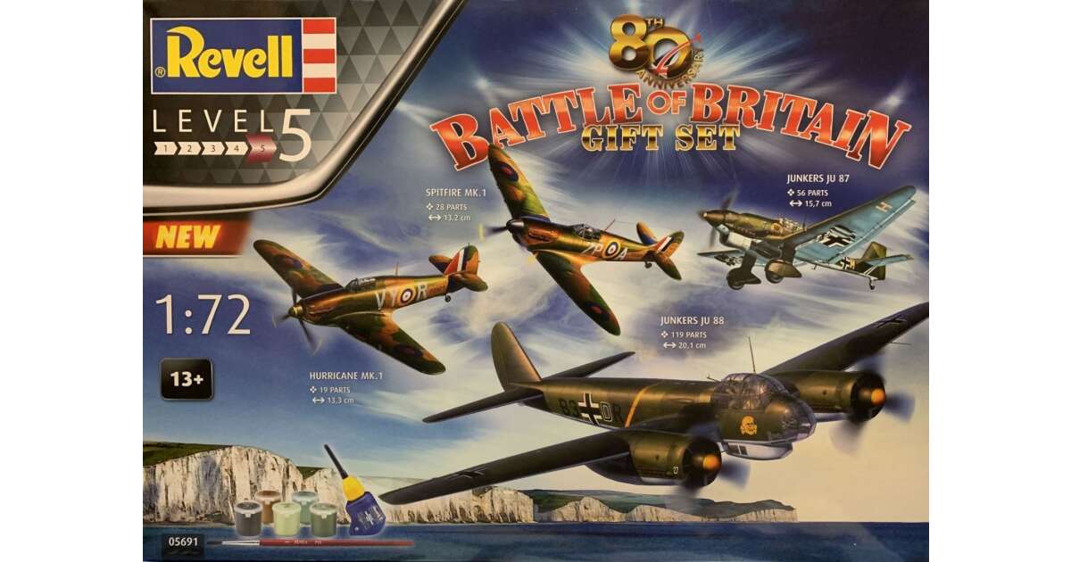 Revell Anglia Csata Repülőgép Modell Készlet - 4 db (1:72) | Pepita.hu