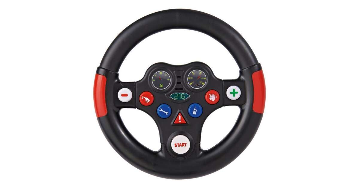 Volan Big Racing cu sunet pentru mașinile Bobby - Colorat | Pepita.com
