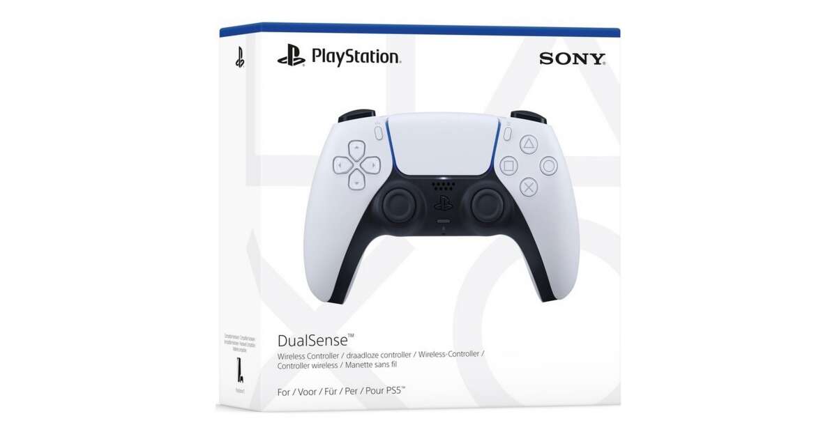 Controler wireless Sony PlayStation®5 DualSense™, alb | Pepita.com