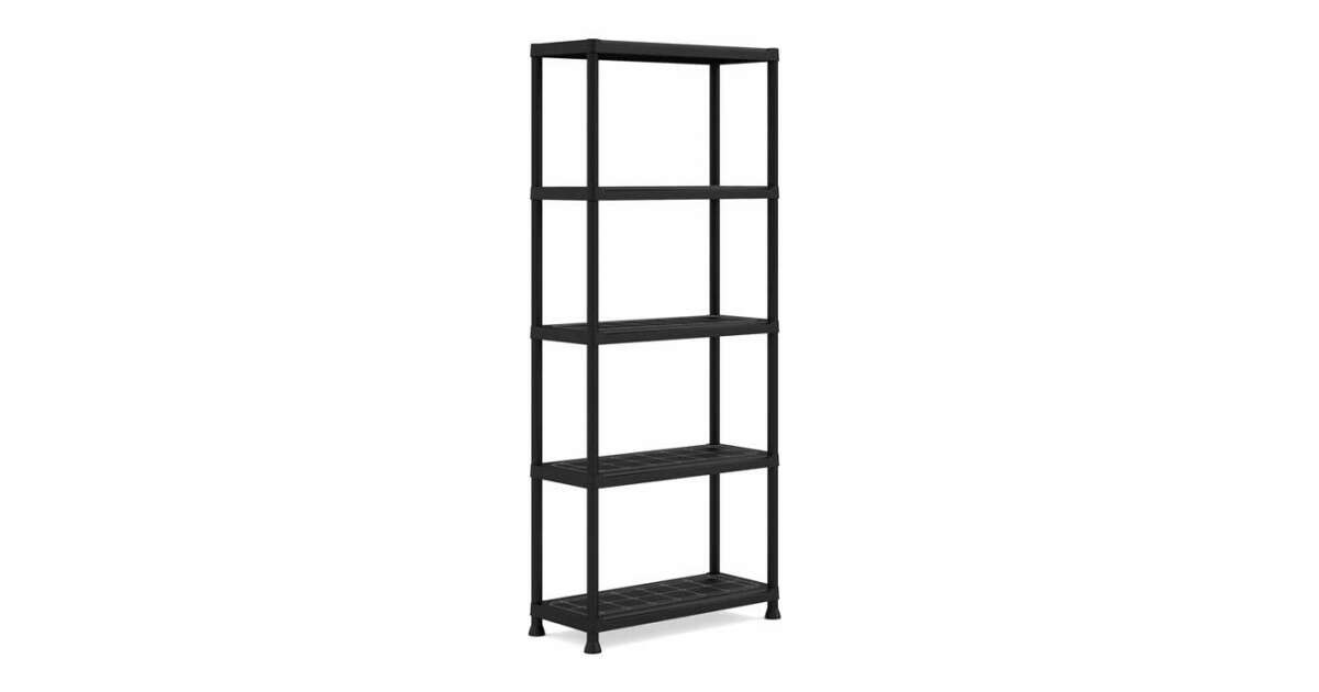 KETER - Polcos regál PLUS 75/5 - méretek: 75 x 32 x 177 cm | Pepita.hu