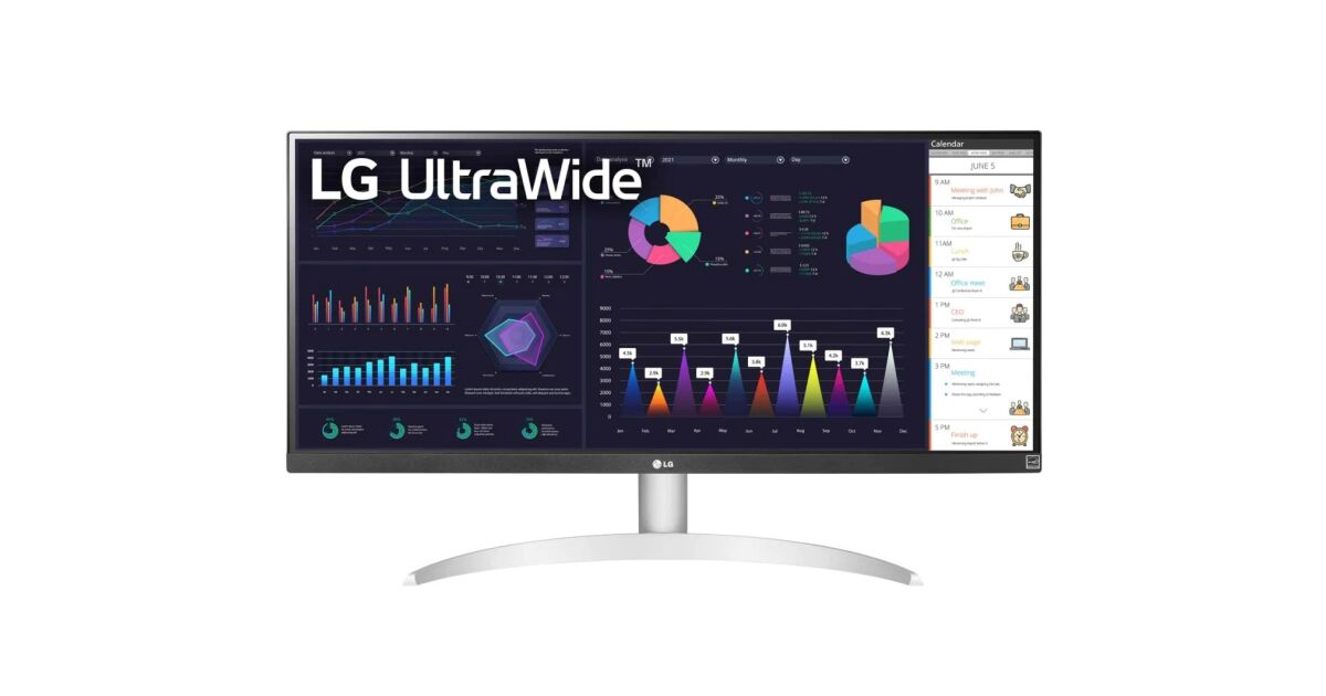 Monitor de calculator LG 29WQ600-W.AEU 73,7 cm (29) 2560 x 1080 pixeli ...