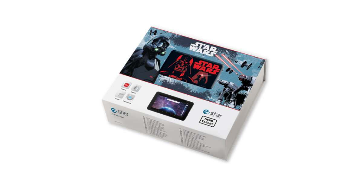 eSTAR Hero Star Wars 7 16GB 2GB RAM Tablet, Fekete-Piros | Pepita.hu
