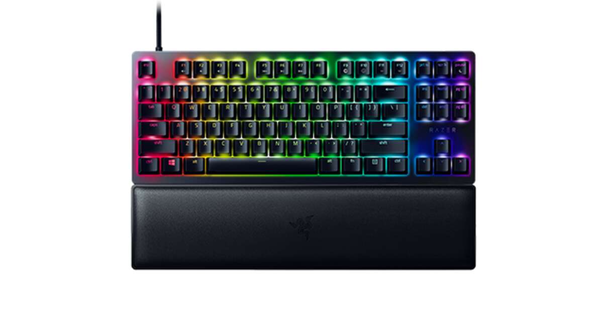Razer Huntsman V2 Tenkeyless (Red Switch) USB Gaming Billentyűzet ...