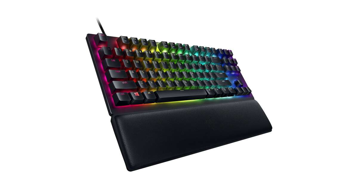Razer Huntsman V2 Tenkeyless (Red Switch) USB Gaming Billentyűzet ...