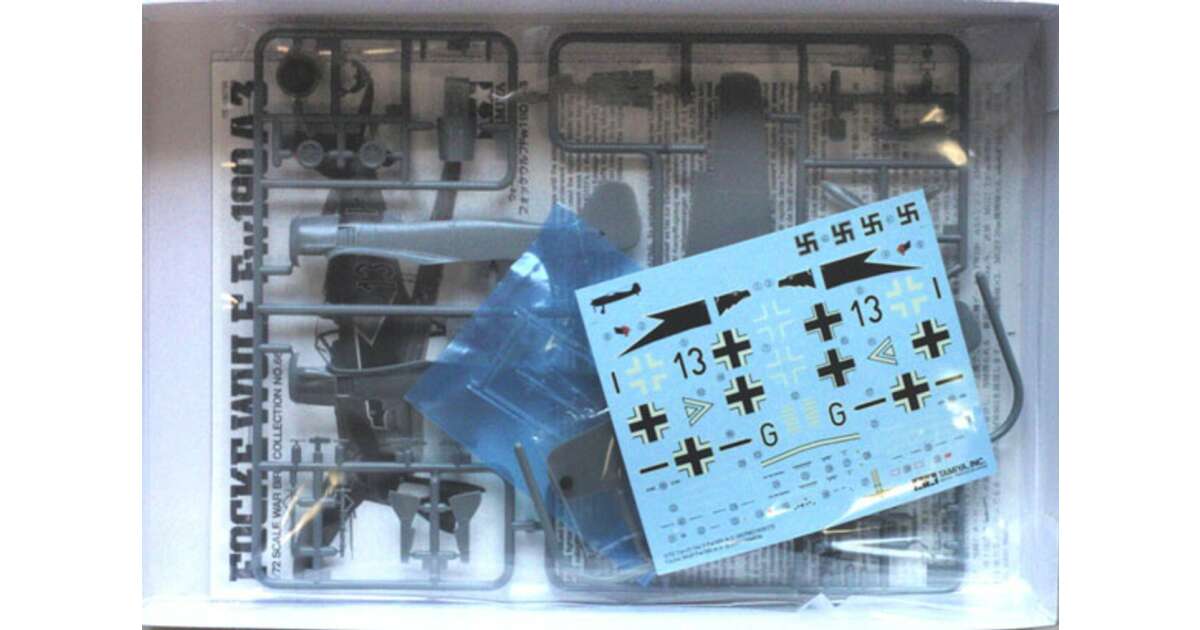 Tamiya 1:72 Focke Wulf 190 A-3 - 60766 | Pepita.com