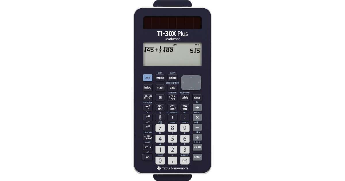 Texas Instruments TI-30X Plus MathPrint Tudományos Számológép | Pepita.hu