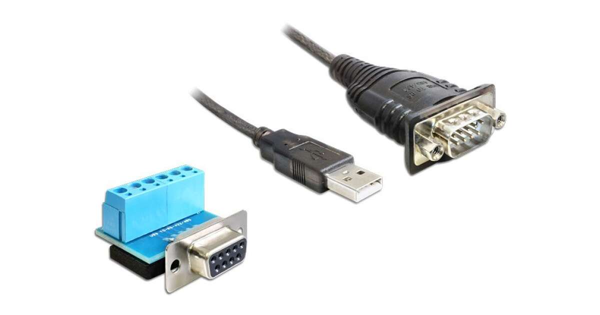 Adaptor DeLock USB 2.0 > 1x Serial RS-422/485 62406 | Pepita.com