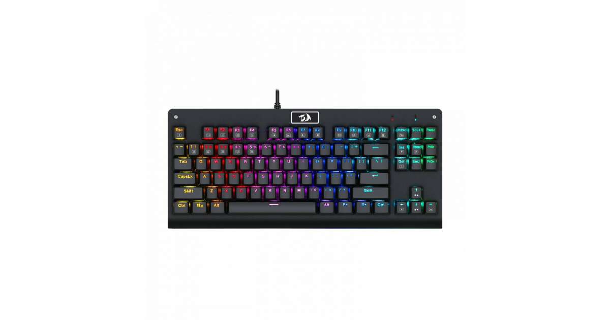 Redragon Dark Avenger RGB Brown Mechanical Gaming Keyboard Black HU ...
