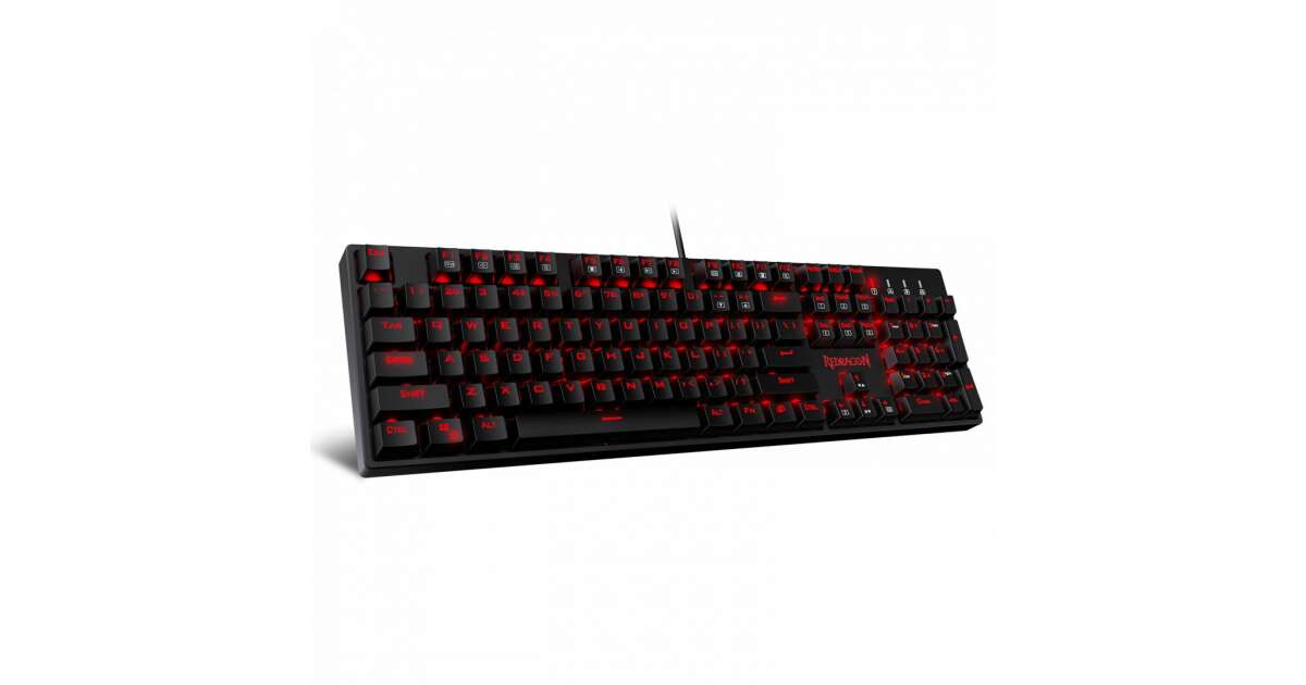 Redragon Surara Pro Red LED Backlight Mechanical Gaming Keyboard with ...