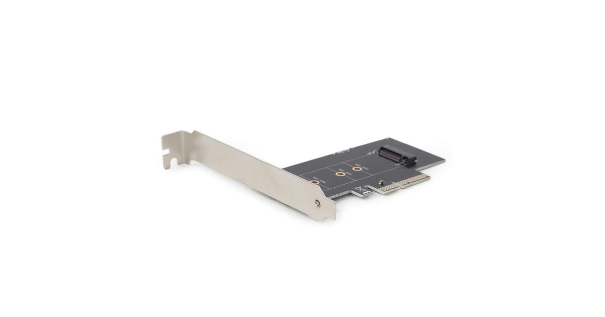 Gembird PEX-M2-01 M.2 SSD adapter PCI-Express add-on card, w/ extra low-profile bracket PEX-M2 ...
