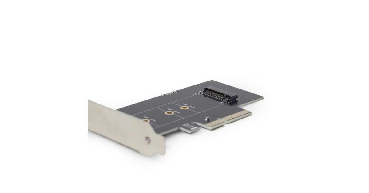 Gembird PEX-M2-01 M.2 SSD adapter PCI-Express add-on card, w/ extra low-profile bracket PEX-M2 ...