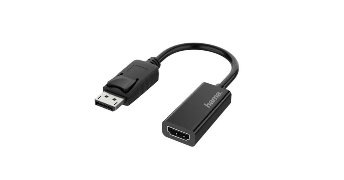 Hama Displayport to HDMI Adapter Black 200335 | Pepita.hu