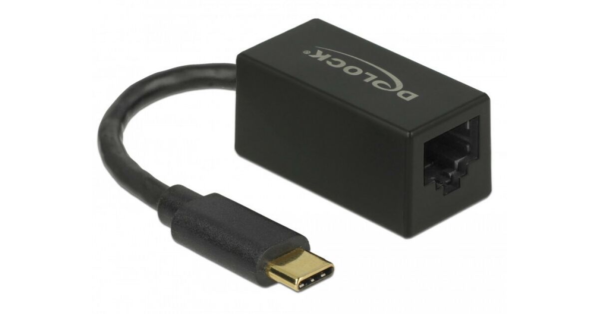 DeLock SuperSpeed USB (USB 3.2 Gen 1) w/ USB Type-C Apa > Gigabit LAN ...