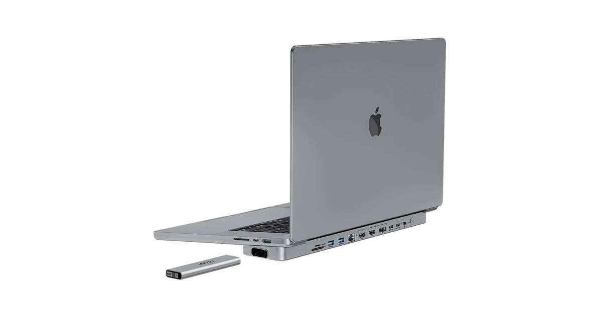USB-C docking station / Hub for MacBook Pro 16 INVZI MagHub 12in2 with ...