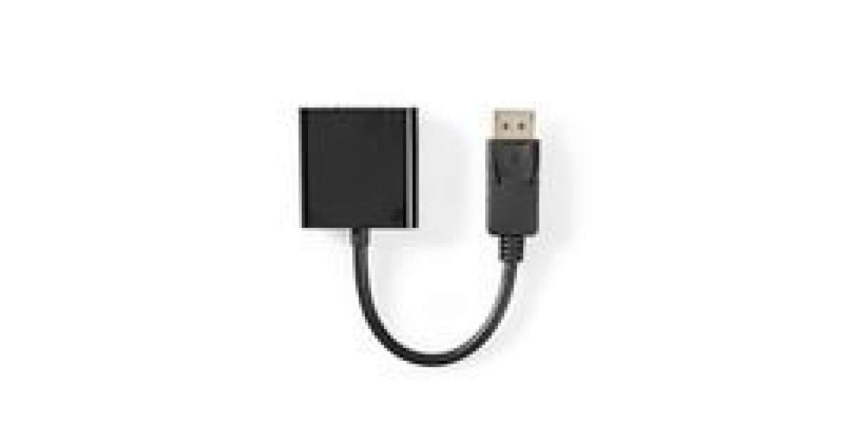 DisplayPort Adapter | DisplayPort Plug | VGA Socket | 1080p | Nickel ...