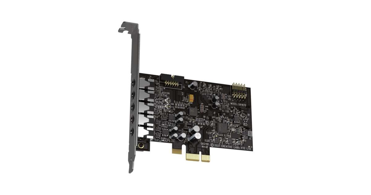 Placa de sunet CREATIVE Sound Blaster Audigy FX v2 - Hi-res 5.1, PCIe ...