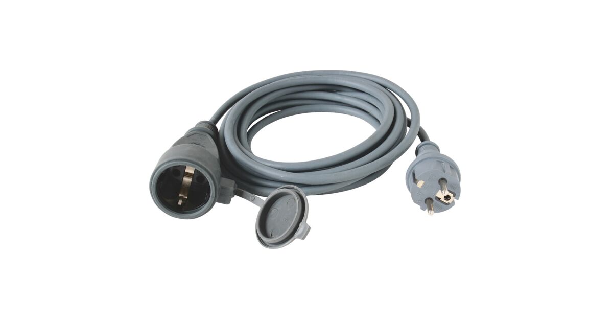 Przedłużacz Home NV 7-20/GY, 20 m, przewód H07RN-F 3G1,5 mm2, stopień ...