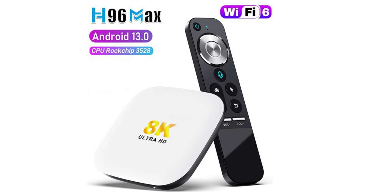 H96 Max M2 RK3528 Smart TV Box Android 13.0 WIFI 6 Támogatás 8k/4K ...