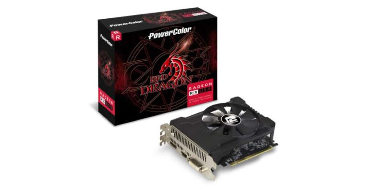 VGA PowerColor TUL Red Dragon AMD Radeon RX 550 2GB GDDR5 - Bulk ...