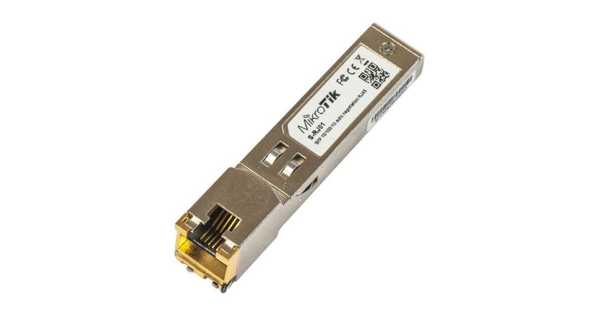 MikroTik S-RJ01 RJ45 SFP copper module | Pepita.hu