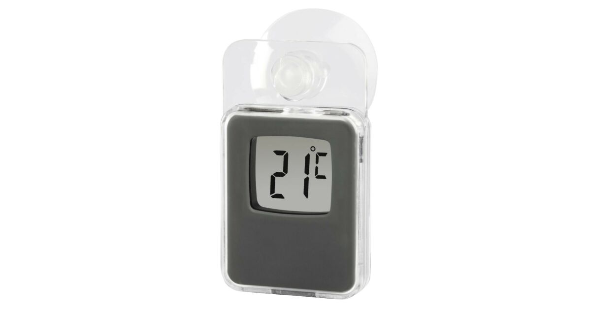 Hama Thermometer 00186397, Fenstermontage, Grau | Pepita.com
