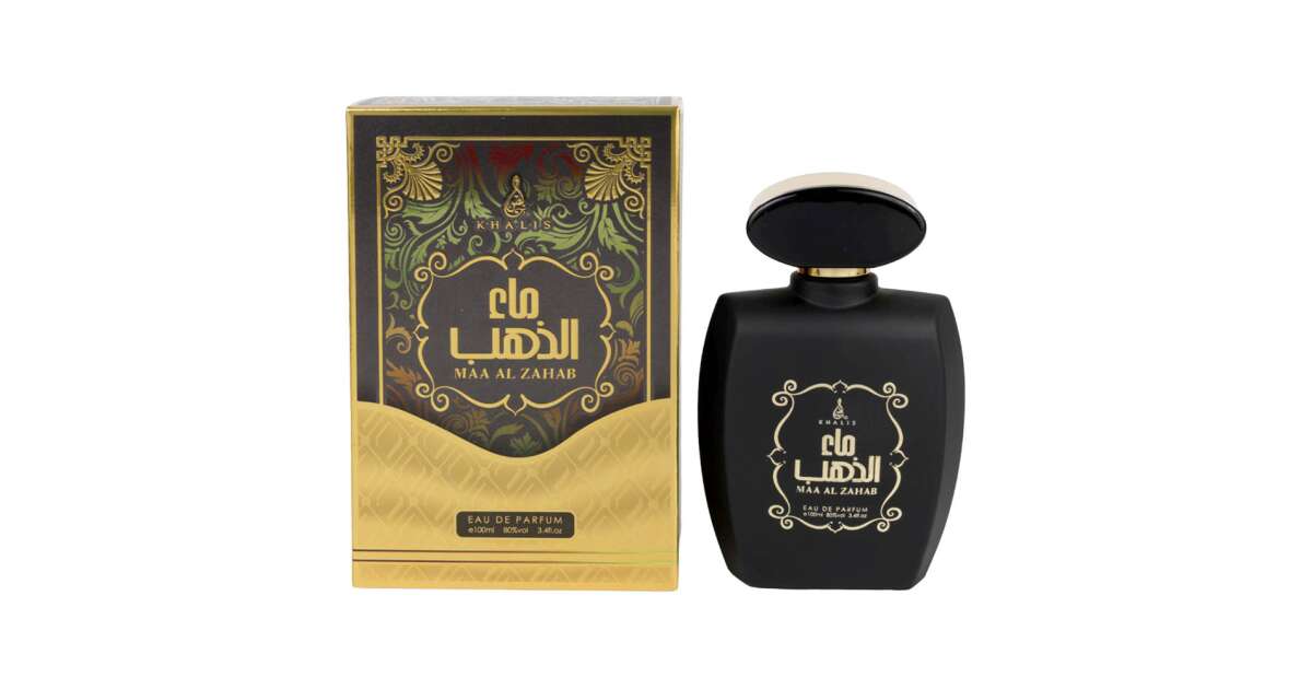 Parfum arabesc unisex Maa Al Zahab By Khalis Eau De Parfum, 100 ml ...