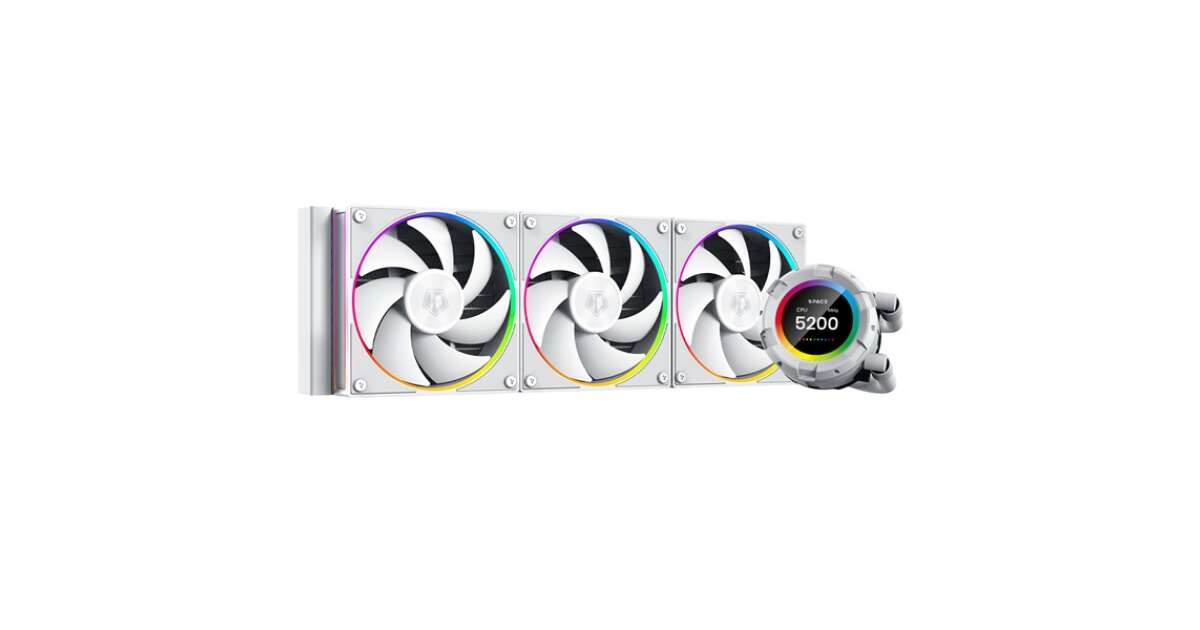 ID-Cooling CPU Water Cooler - SL360 WHITE (25dB; max. 132,52 m3/h ...