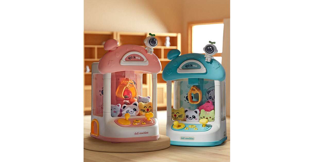 Doll Machine - Markoló játék gép kiegészítőkkel, Rózsaszín | Pepita.hu