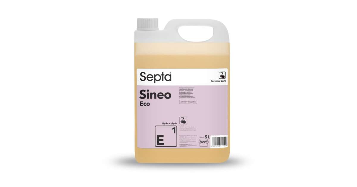 Vélemények: Septa Sineo Eco E1 Folyékony Szappan - 5L | Pepita.hu