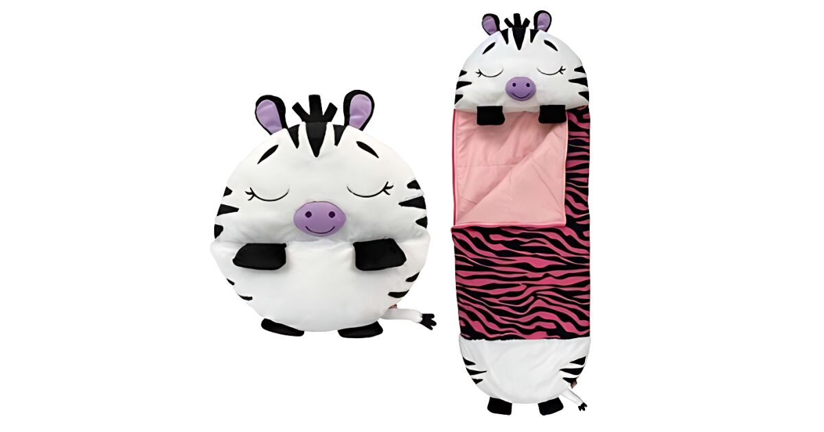 Happy Nappers: 2-in-1 Schlafsack und Kissen - Zebra Zinnie, 137 cm ...
