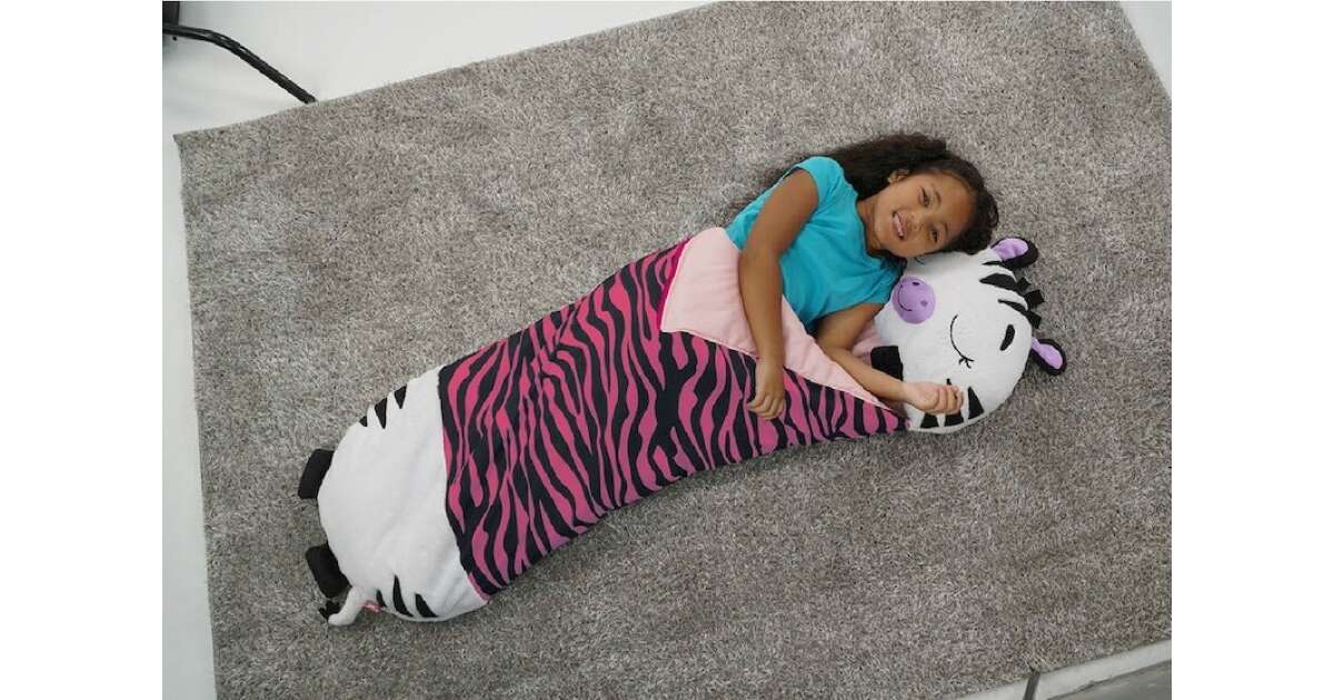 Happy Nappers: 2-in-1 Schlafsack und Kissen - Zebra Zinnie, 137 cm ...
