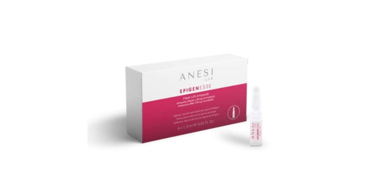 Anesi Epigenesse Flash Lift Ampullák 6x1,5ml bőrfeszesítő ampulla ...