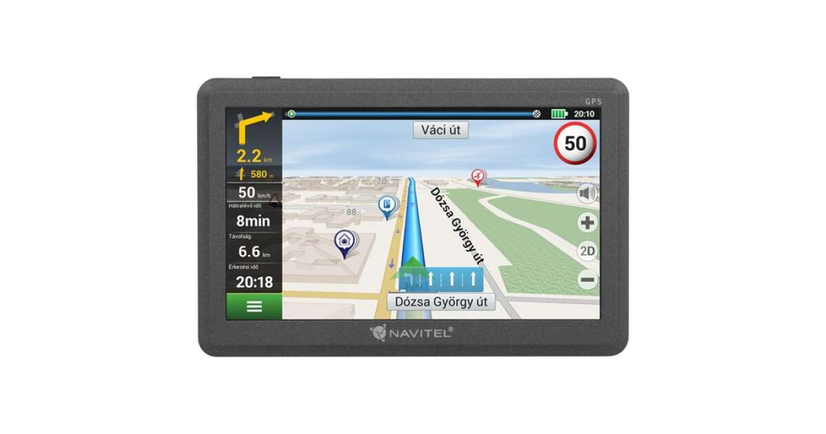 Navitel E200 GPS Navigáció, 5 kijelző, fekete | Pepita.hu