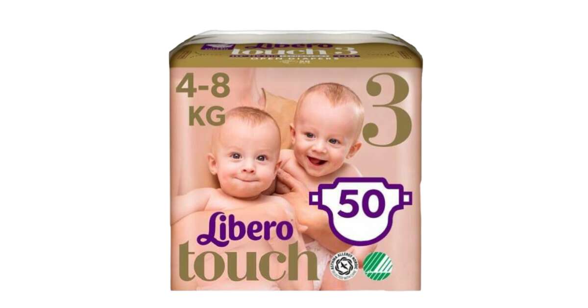 Libero Touch 3 Nadrágpelenka 4-8kg Newborn 3 (200db) | Pepita.hu