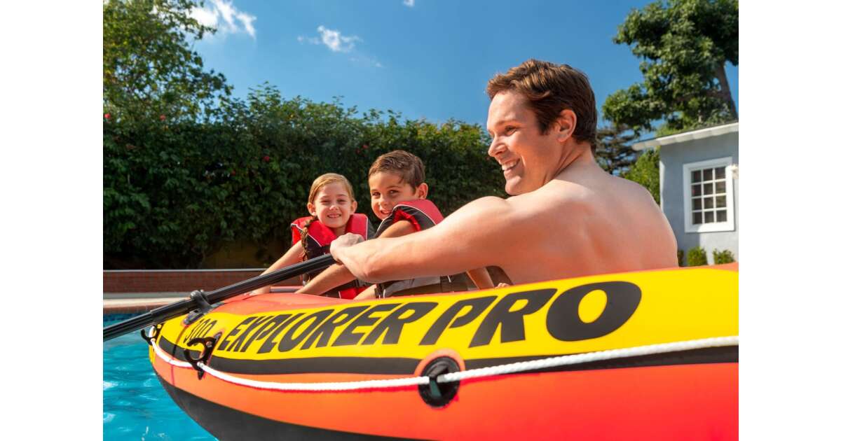 Intex Explorer Pro 300 felfújható Gumicsónak 244x177x36cm (58358NP ...