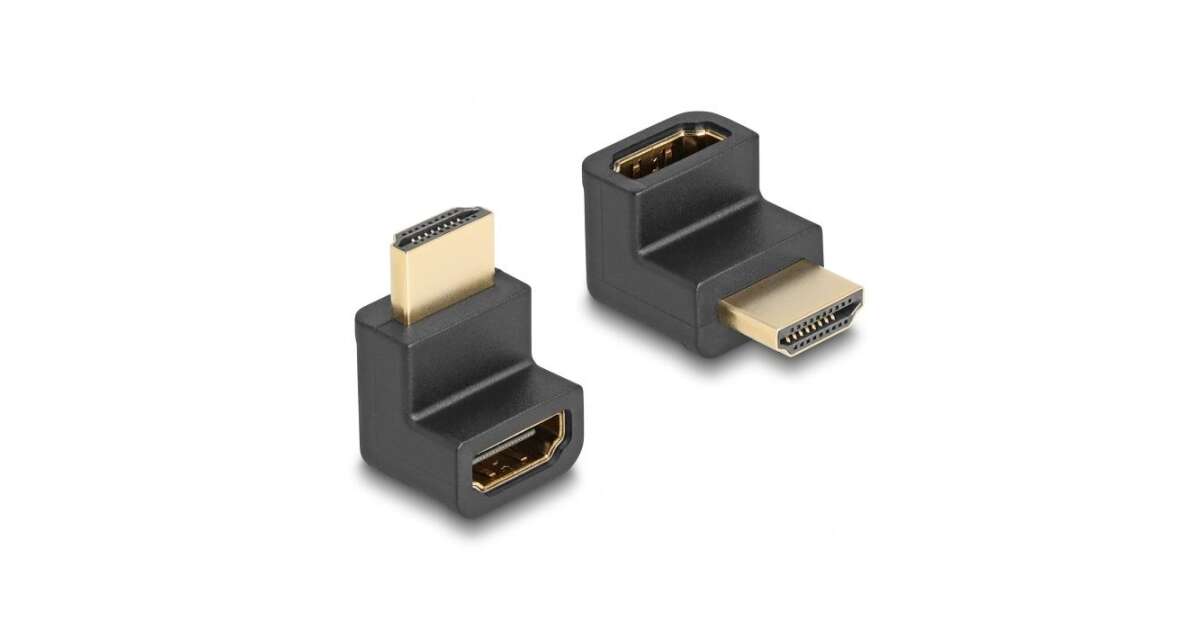 Delock nagysebességű HDMI Ethernet adapter apa és anya szögletes 8K 60 ...
