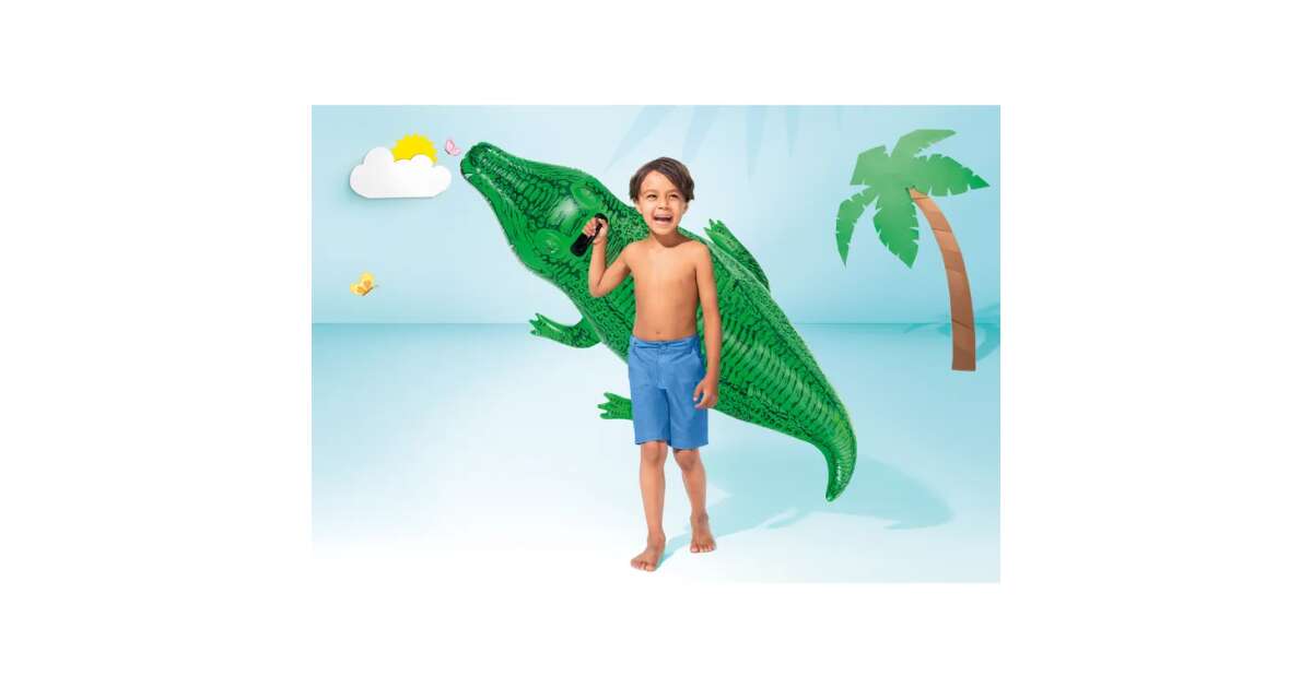 Intex Inflatable Riding Horse - Crocodile 86x168cm (58546NP) | Pepita.com