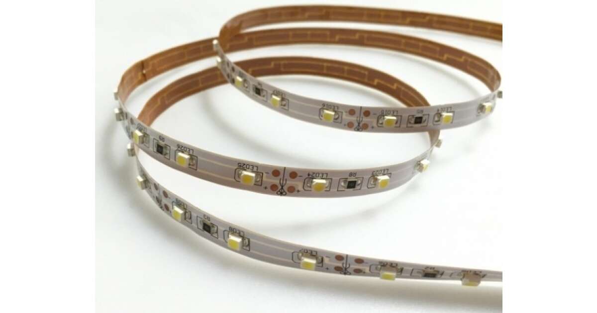 5 méter LEDmaster Prémium 60 LED/méteres 12 V-os beltéri hideg fehér LED szalag | Pepita.hu