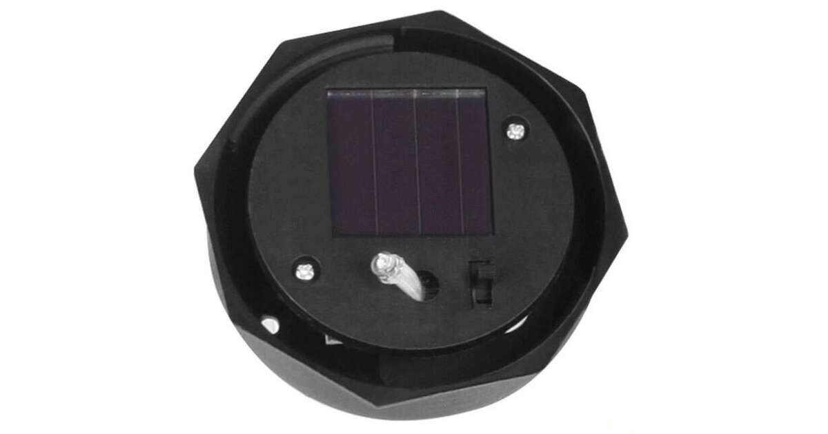 Polifach LED-es kerti Napelemes Lámpa 10cm - Gömb (P-011) #fekete 6db ...