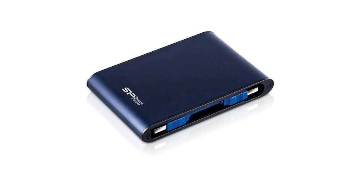 1TB 2.5 Silicon Power Armor A80 USB External Hard Drive Blue ...