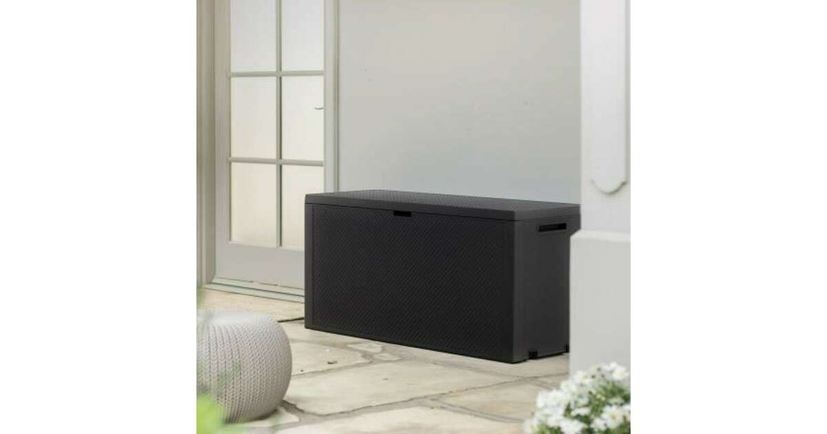 Emily 270L műanyag kerti tároló antracit | Pepita.hu