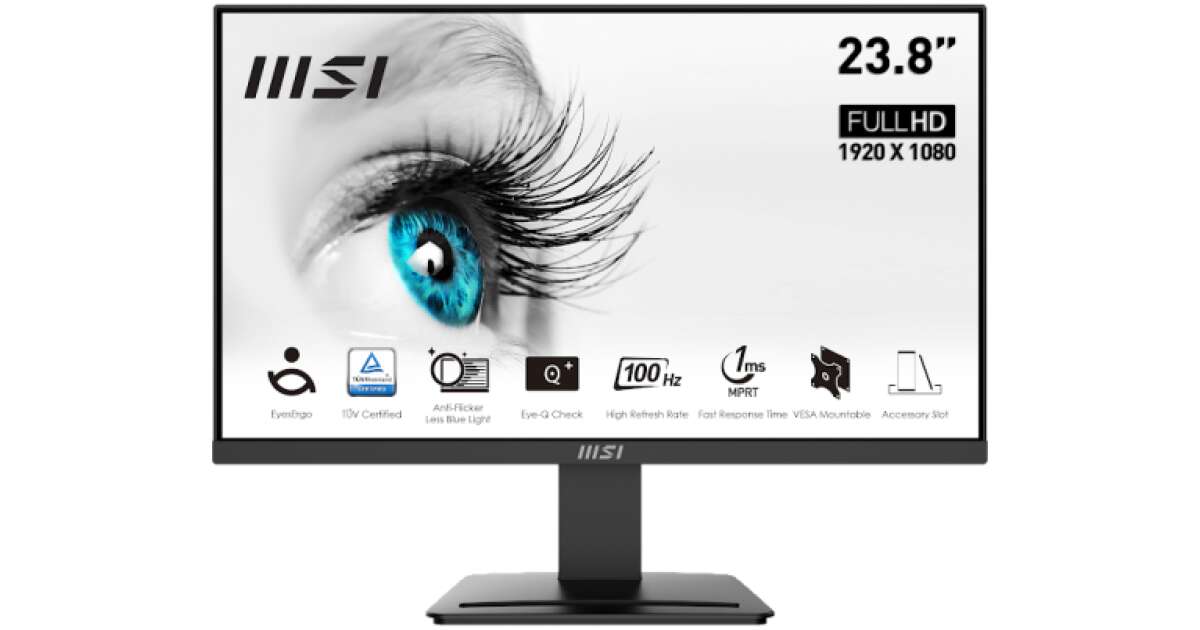 MSI 23.8 Pro MP2412 Monitor | Pepita.com