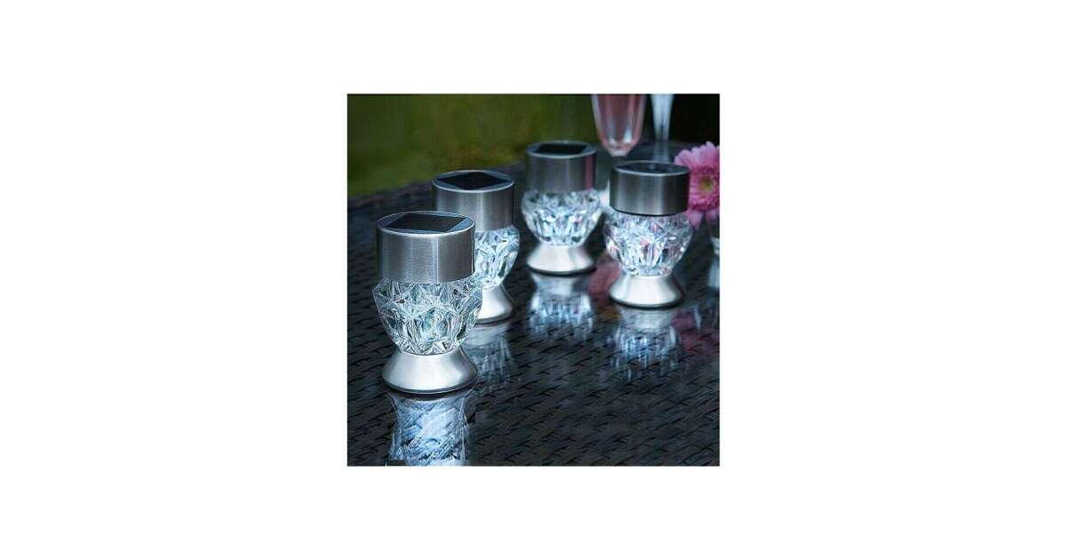 Polifach színváltós LED-es kerti Napelemes Lámpa 33cm (P-710) #szürke ...