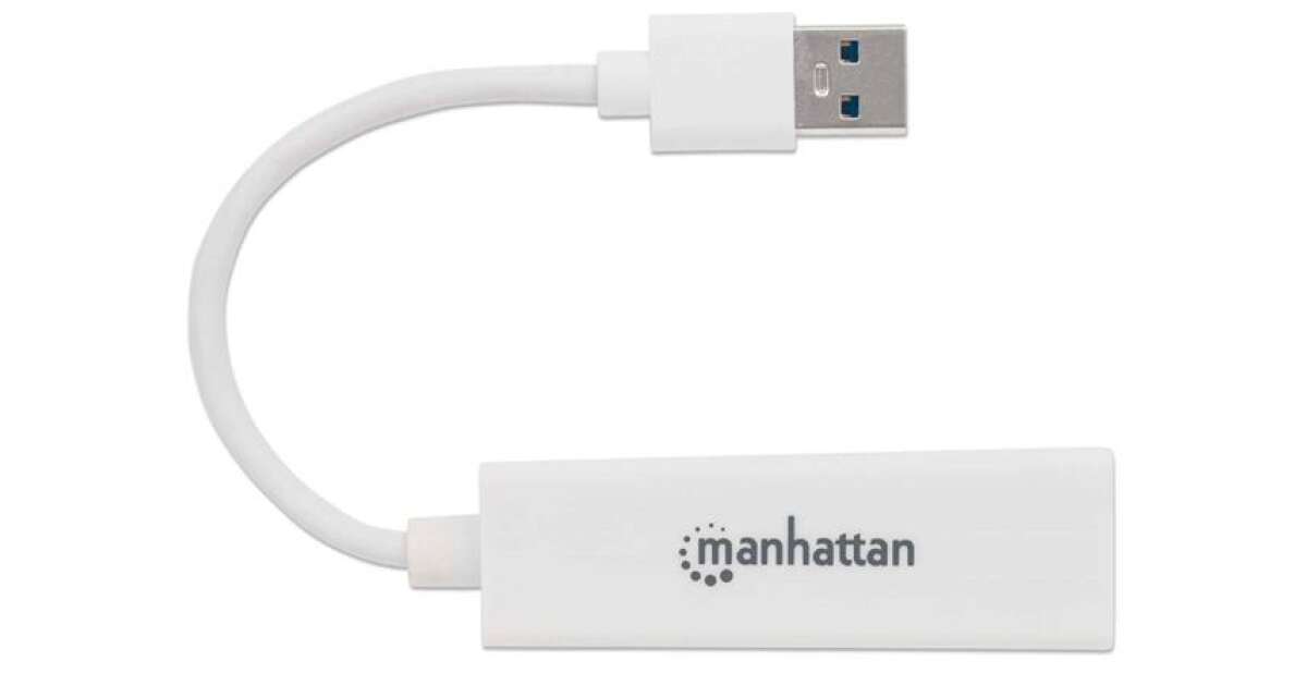 MANHATTAN Ethernet adapter, Gigabites, USB 3.0 csatlakozás, MANHATTAN ...