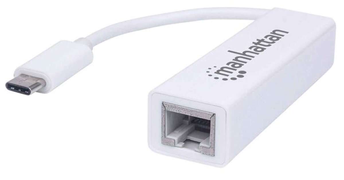 MANHATTAN Ethernet adapter, Gigabites, USB-C csatlakozás, MANHATTAN ...