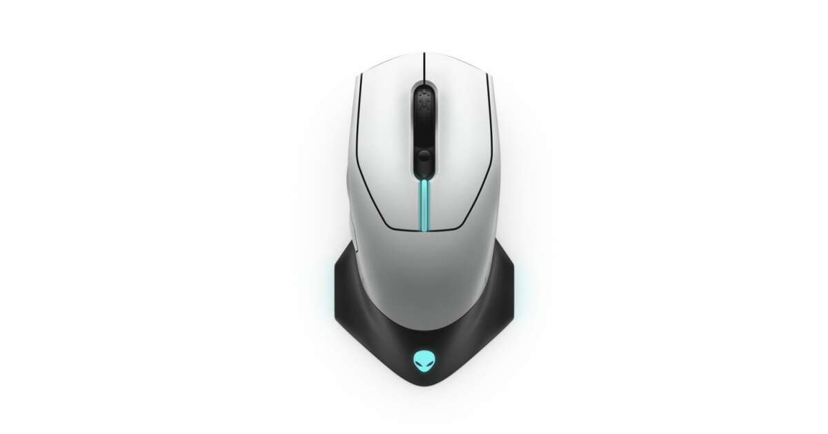 DELL Alienware 610M Wired / Wireless Gaming Mouse - AW610M (Lunar Light ...