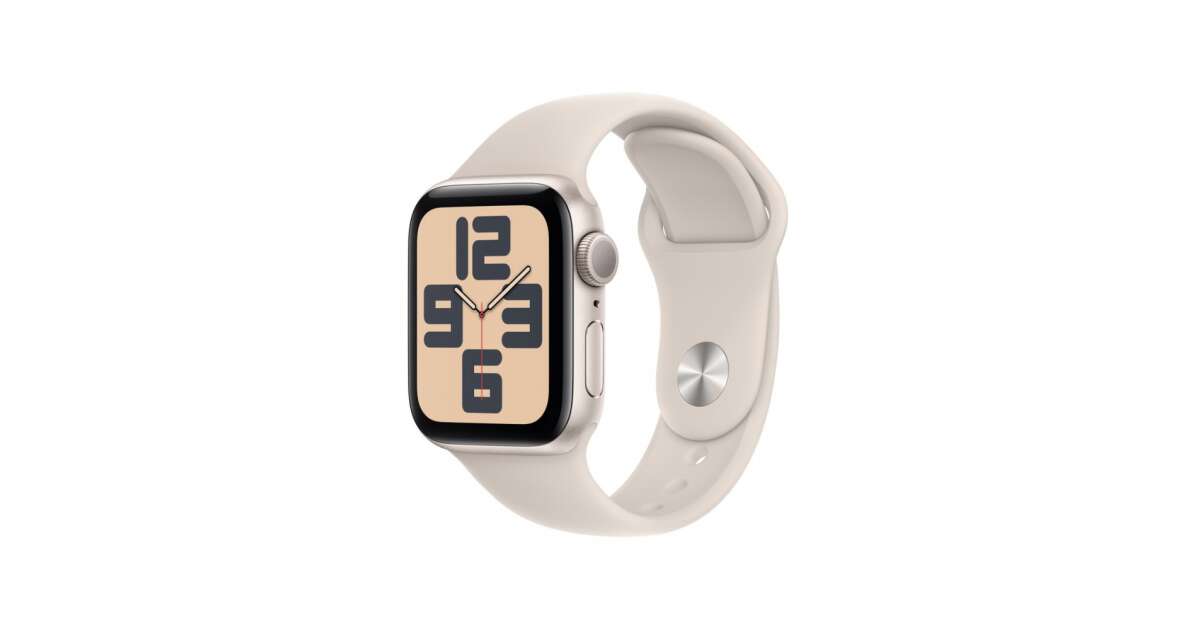 Apple Watch SE3 GPS (40mm) Okosóra - Csillagfény Aluminiumtok ...