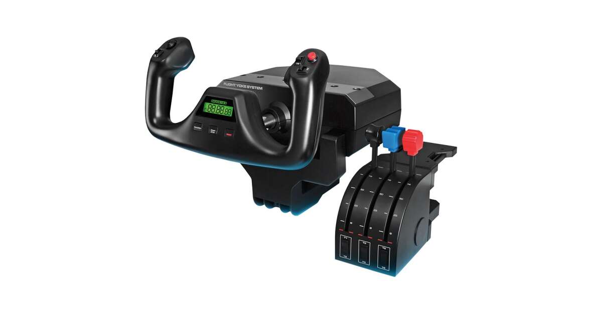 Logitech G Saitech Pro Flight Yoke Repülőgép vezérlő (PC) | Pepita.hu