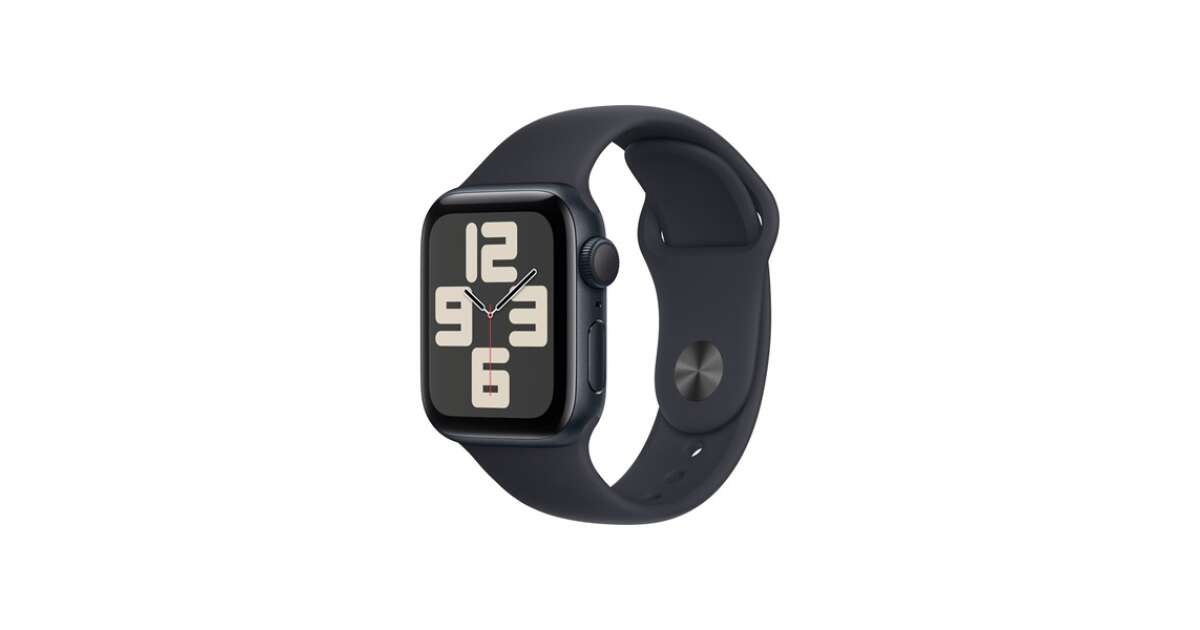 Apple watch se3 gps 40mm midnight alu case w midnight sport band - s/m ...